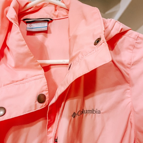 Columbia | Jackets & Coats | Columbia Light Pink Rain Jacket | Poshmark
